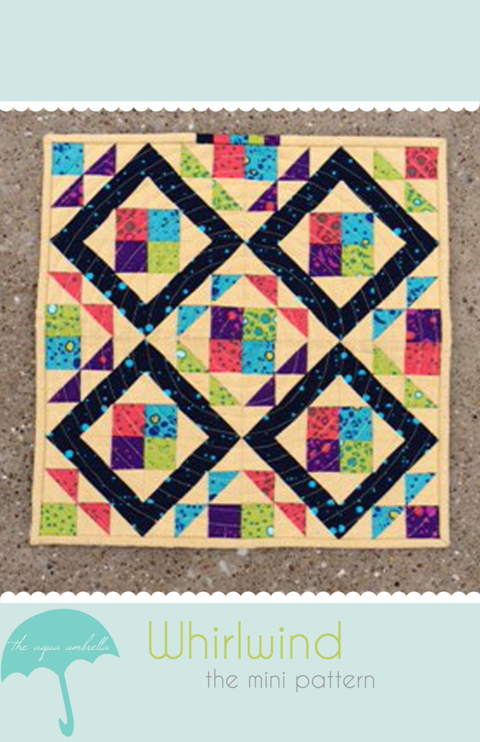 Whirlwind Mini Quilt Pattern
