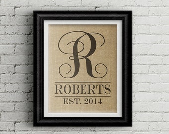 Last name printable | Etsy