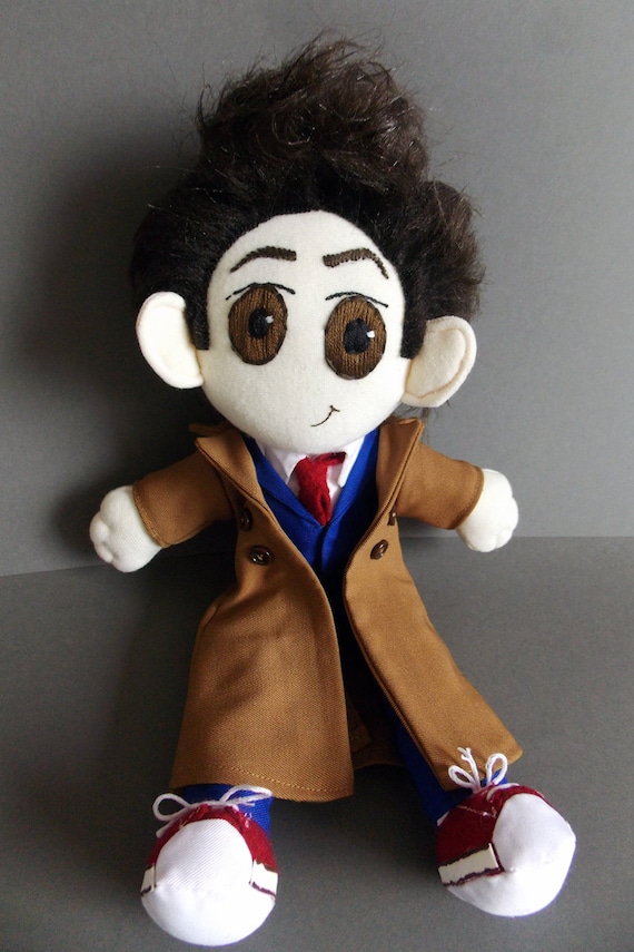 Tenth Doctor Doctor Who Doll Plushie Toy by MrDollsyPlushberley