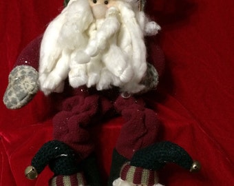 Santa slippers | Etsy