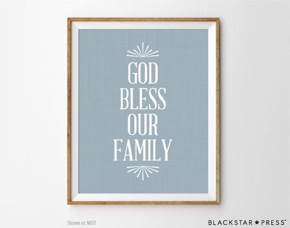 God Bless My Family Quotes