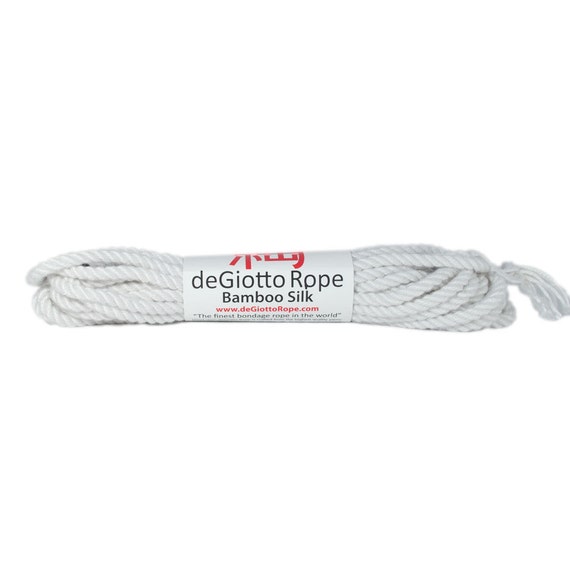 White Bamboo Silk Bondage Rope