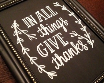 Thanksgiving chalk | Etsy