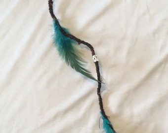 Native American Indian Hair Wrap Hippy Clip In Extension