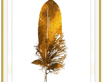 Gold leaf art | Etsy