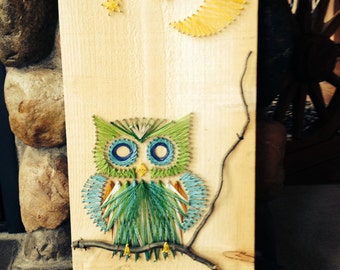 Popular items for owl string art on Etsy