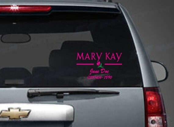 Mary Kay Vinyl Decal Personalized