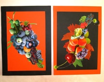 Popular items for collage fruits on Etsy