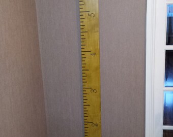 Items similar to Beautiful Handmade Ruler Growth Chart / Wooden Giant ...