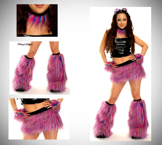 Fur Leg Warmers Rave Outfit at William Woodard blog