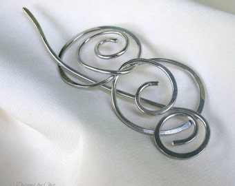 Popular items for large scarf pin on Etsy