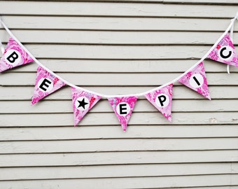 Personalized Custom Bunting Flag Decoration. by StarlitNestGifts