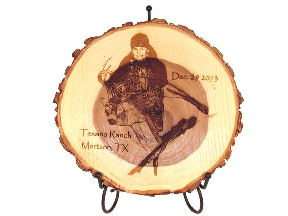Items similar to Engraved Photo Log Plaque Sign Wall Hanging on Etsy