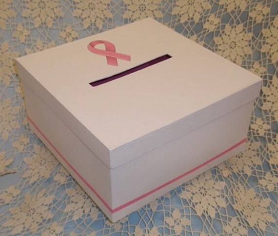 Items similar to 12" Square Pink Ribbon Breast Cancer Race For The Cure ...