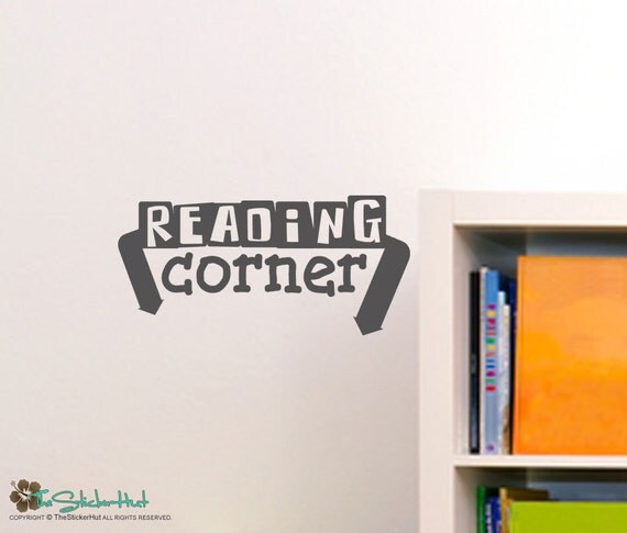Items similar to Reading Corner - Playroom Decor - Nusery Decor - Home ...
