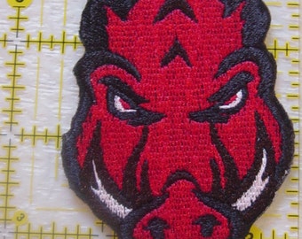 Razorback applique | Etsy