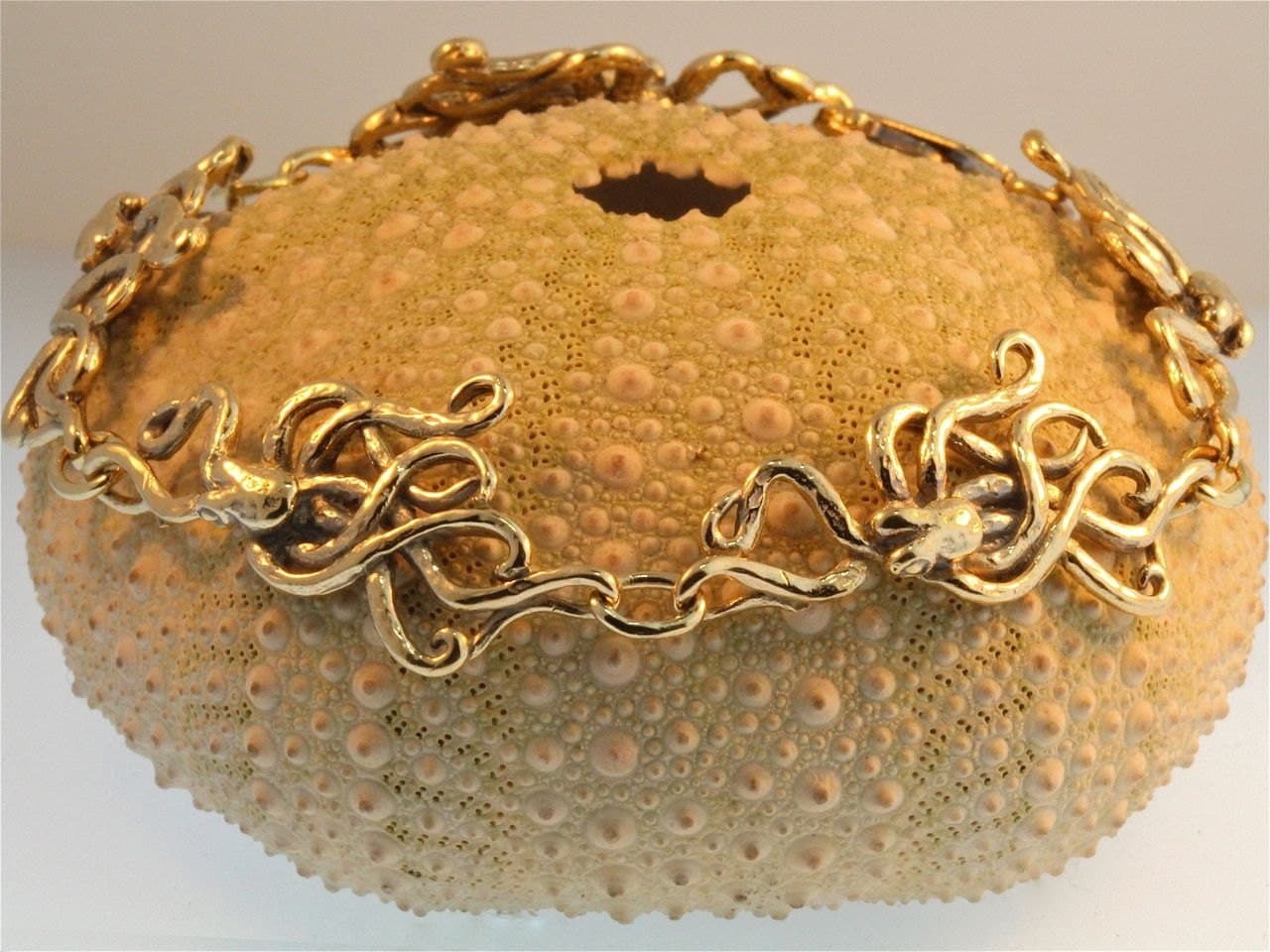 Gold Octopus Bracelet Octopus Charm Octopus Jewelry Ocean