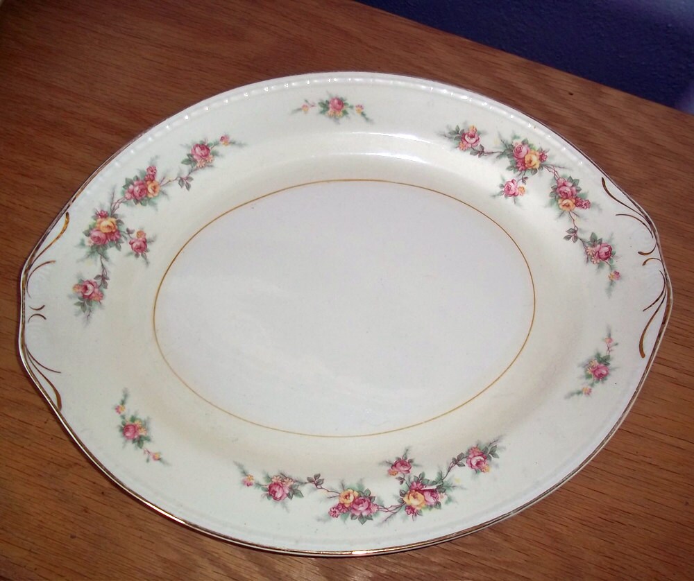 Vintage Homer-Laughlin Eggshell China Platter Georgian