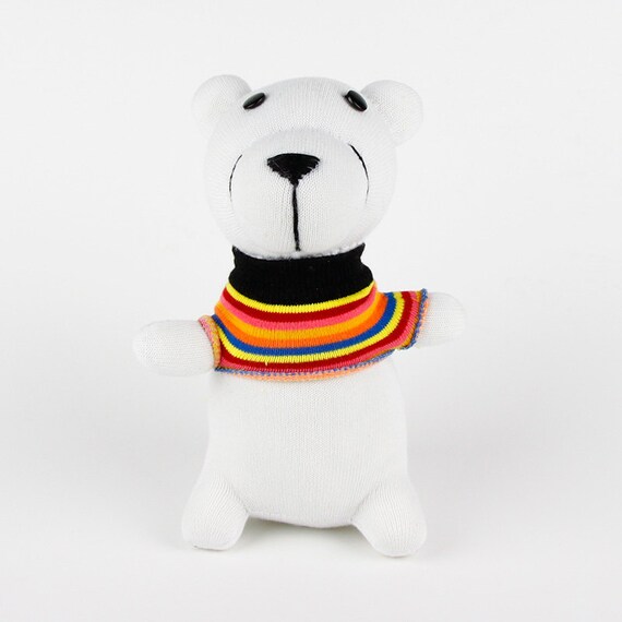 Christmas Gift Handmade Sock Bear Stuffed Animal Doll Baby