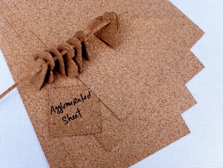 Thin agglomerated cork sheets 8 eco friendly by agulhanaopica