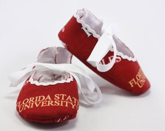 Florida State Baby Booties FSU Baby Booties