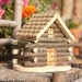 Miniature Cabin Cake Topper Rustic Wedding by thatfamilyshop