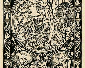 Medieval engraving | Etsy