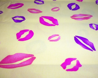 Lips fabric | Etsy