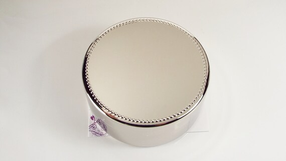 Custom Engraved Personalized Silver Round Jewelry by AnniesHours