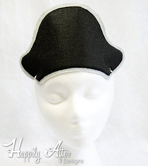 Pirate Hat Embroidery Design pirate hat by HappilyAfterDesigns