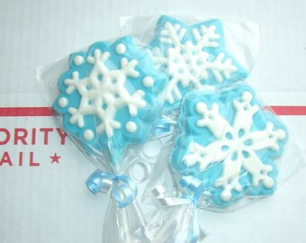 Popular items for snowflake lollipops on Etsy