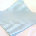 25 Light Blue Diagonal Stripe WAX PAPER sheets-Pink Lemonade