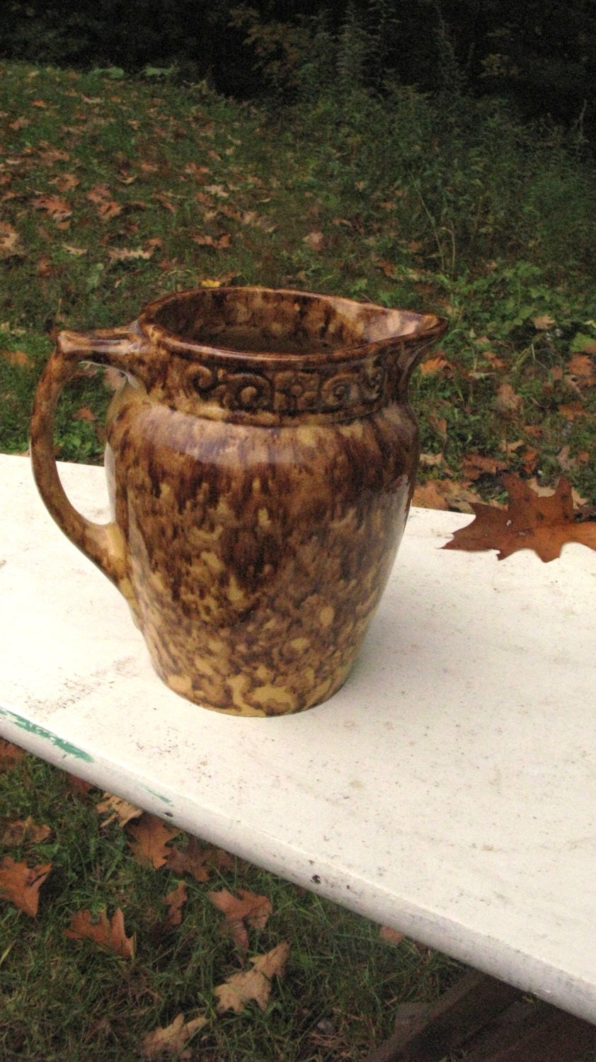 Fantastic Rockingham Ware Pitcher – Haute Juice