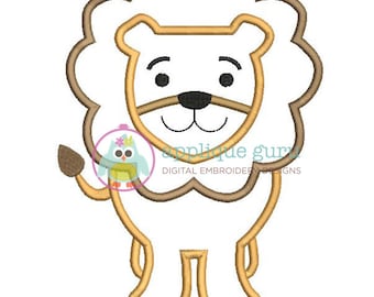 Lion applique | Etsy