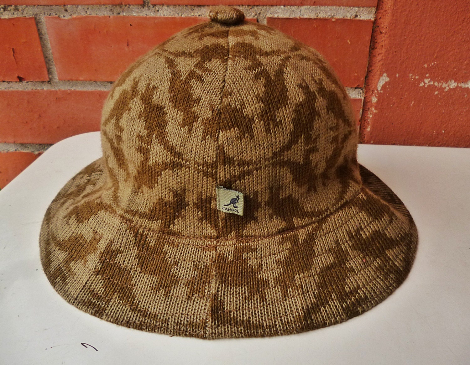 Vintage KANGOL Kanganude Casual Wool Bucket Fishing Cap Hat