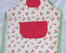 Popular items for quilted apron on Etsy