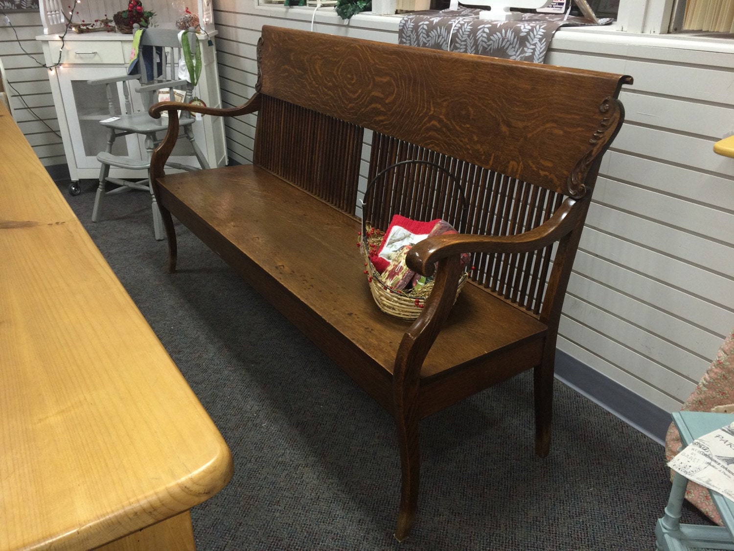 Antique library bench – Haute Juice