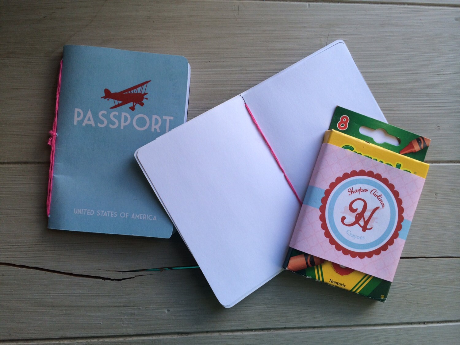 Passport Party Favor Party Passport Airplane Birthday Party