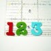 Thick Felt Numbers Great for Learning 1 1/2 inch For