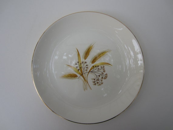 Homer Laughlin Rhythm Golden Wheat Pattern Mid Century