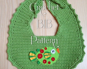 Crochet BIB Pattern - Baby BIB Pattern