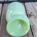 Jadeite Toothpick holder or Vase European from France.