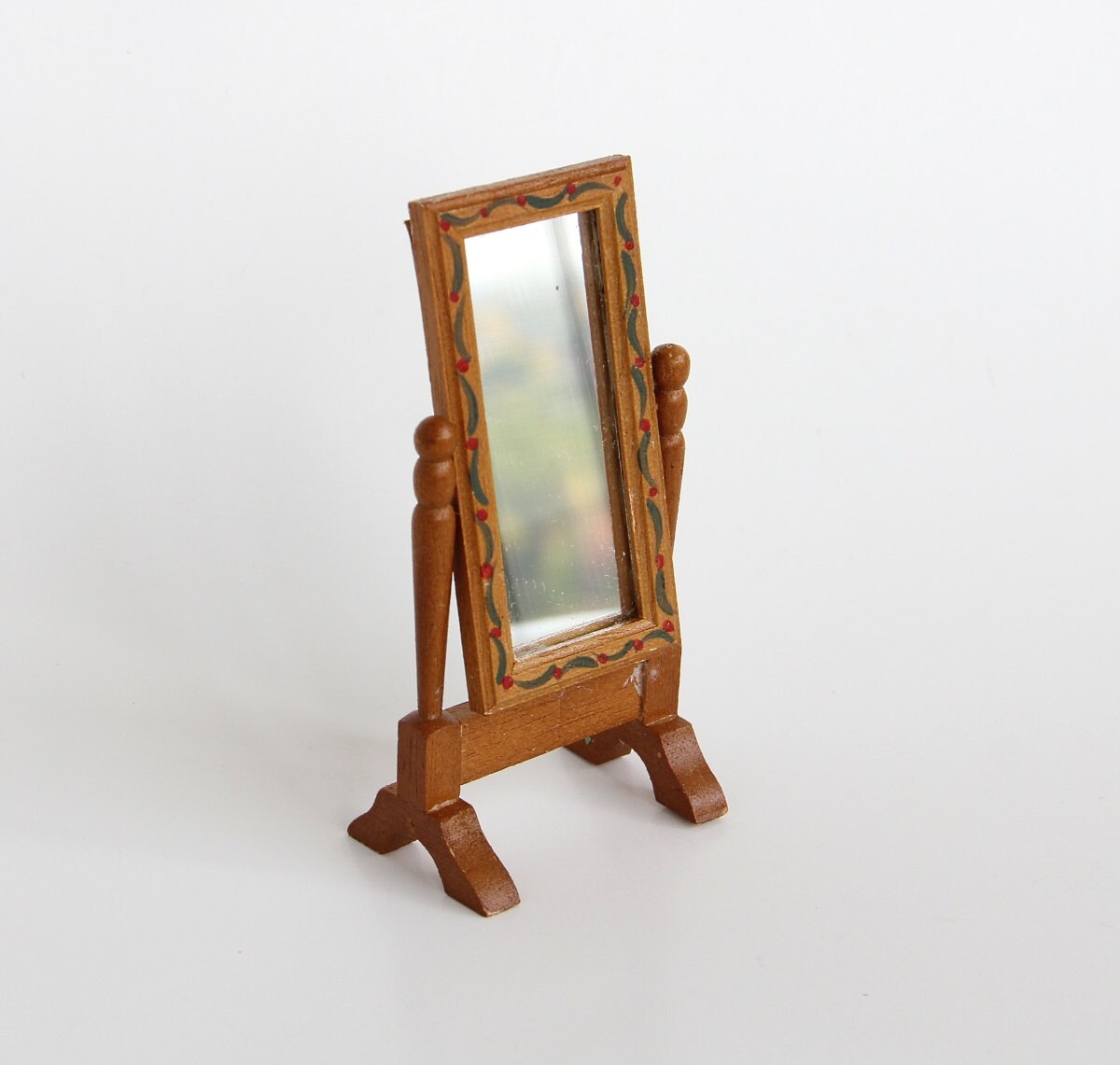 Vintage Doll House Mirror – Full Length Mirror for Dollhouse – Handmade ...