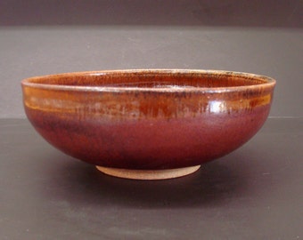 Popular items for red ceramic bowl on Etsy