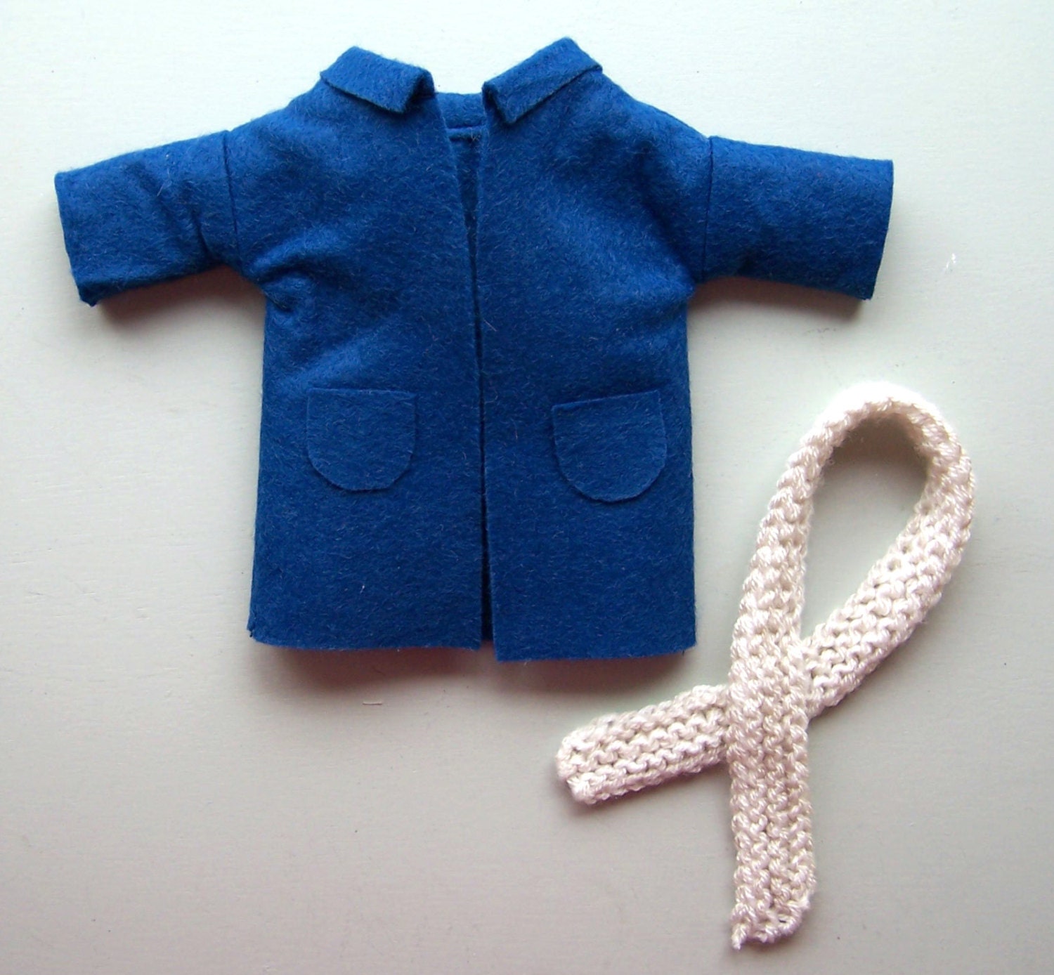 Wool Felt Jacket and Dress PDF sewing pattern for Stuffed