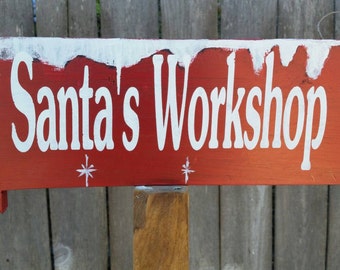 Popular items for santa workshop on Etsy
