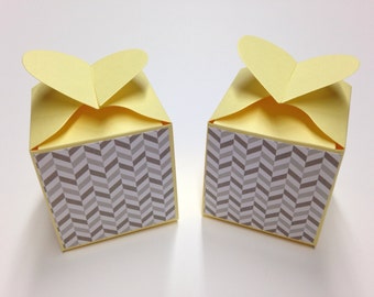 Popular items for chevron favor boxes on Etsy