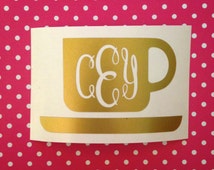 Popular items for cup decal on Etsy