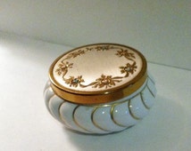 Popular items for vanity powder jar on Etsy
