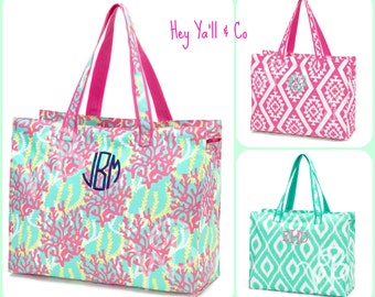 Monogrammed Beach Bag